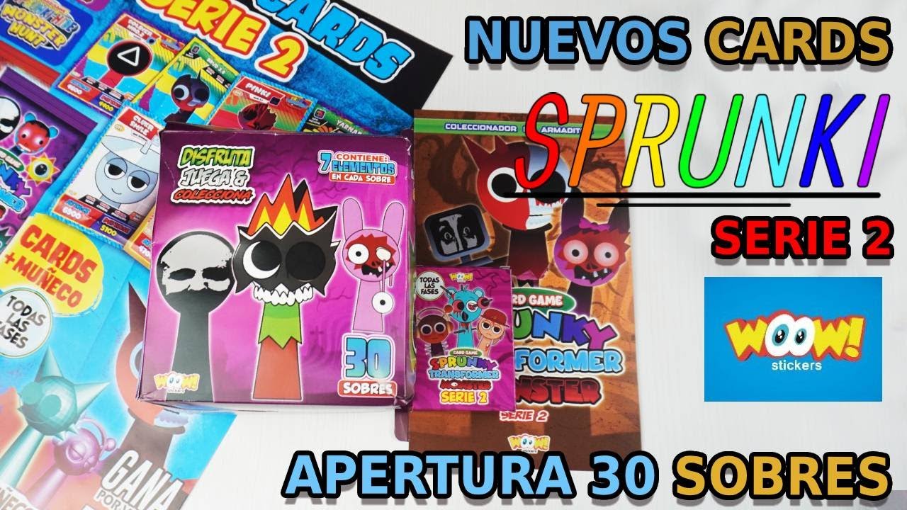 Cards Sprunki Serie 2 de Woow Stickers: Revisión y Apertura 30 sobres ...