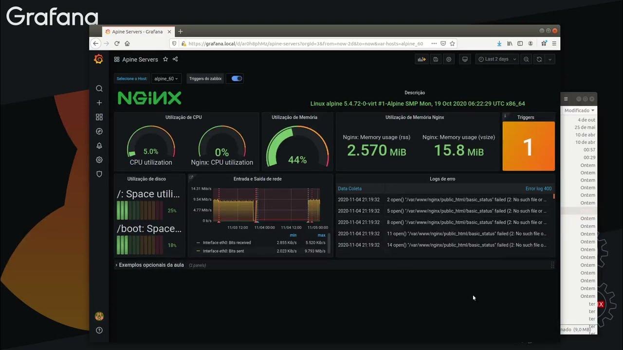 35 - Grafana Data Links - Integrando dashboards com variáveis e links ...