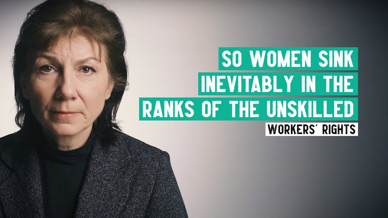 Jane Brownlow on the effects of the Factory Acts on Women, 1896 - YouTube