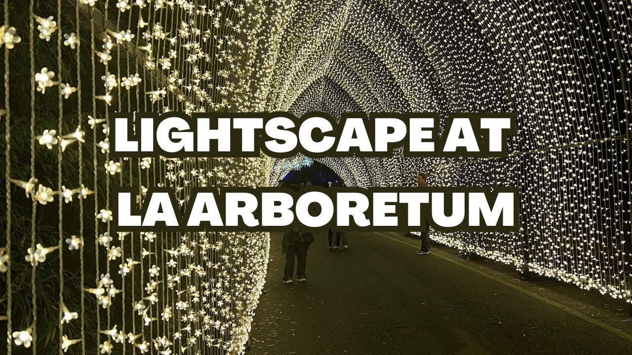 Lightscape at LA Arboretum 2023 POV Walk-Through - YouTube