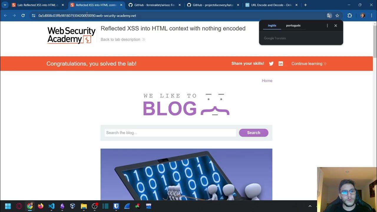 XSS #1 - Reflected XSS into HTML context with nothing encoded em Português + dicas de bug bounty ...