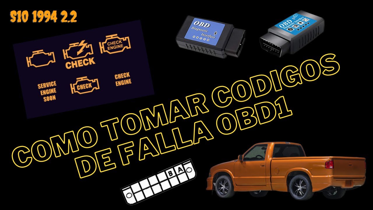 Como tomar códigos de falla chevrolet s10 1994 2.2 / How to take fault codes chevrolet s10 1994 ...