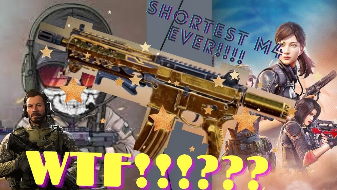 THE SHORTEST M4 EVER!!-Call of Duty mobile - YouTube