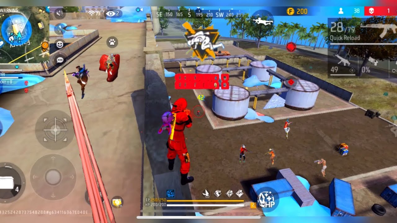 GARENA FREE FIRE FACTORY FIGHT BOOYAH - FF FACTORY ROOF CHALLENGE VIDEO ...