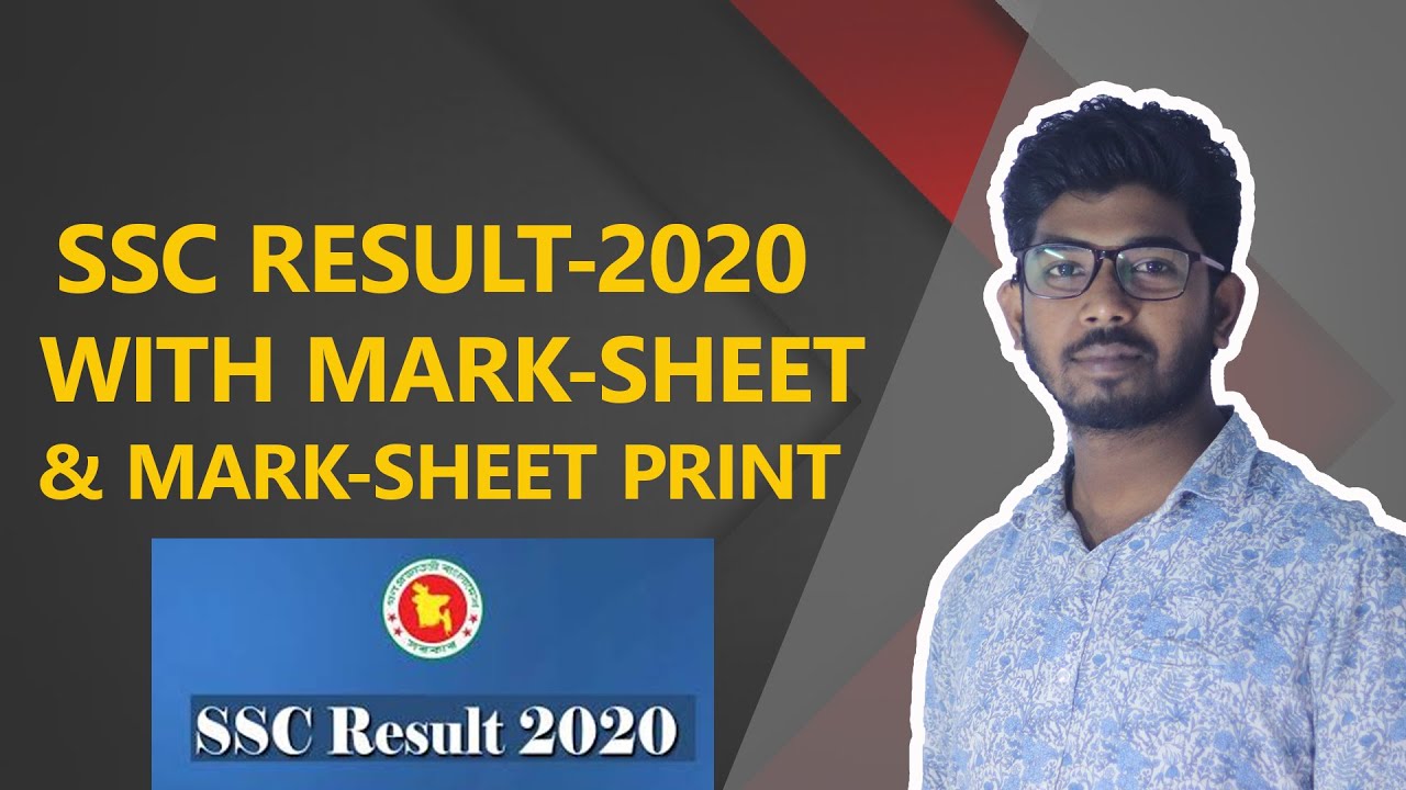 SSC RESULT 2020 WITH MARK-SHEET. - YouTube