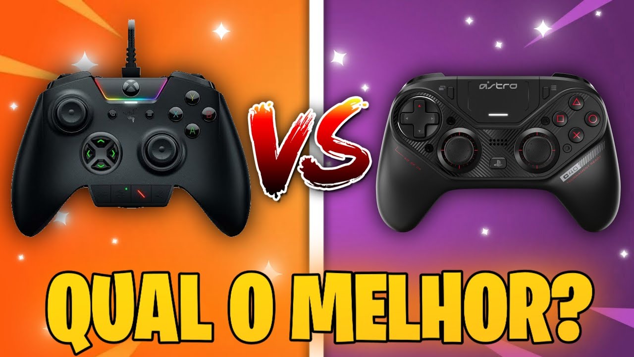 ASTRO C40 VS RAZER WOLWERINE ULTIMATE! QUAL O MELHOR CONTROLE PARA ...