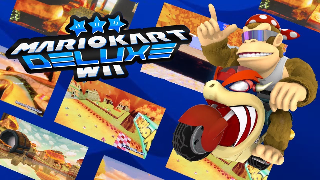 Amazing Fall Themed Mario Kart Tracks! HAPPY THANKSGIVING! - YouTube