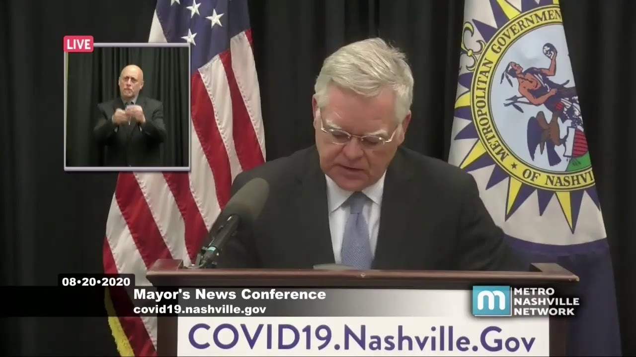 Mayor John Cooper, public health officials provide COVID-19 update ...