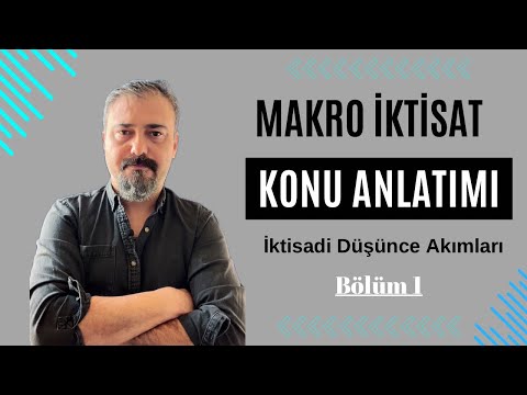 1-Makro İktisat: İktisadi Düşünce Akımları (1.Bölüm)