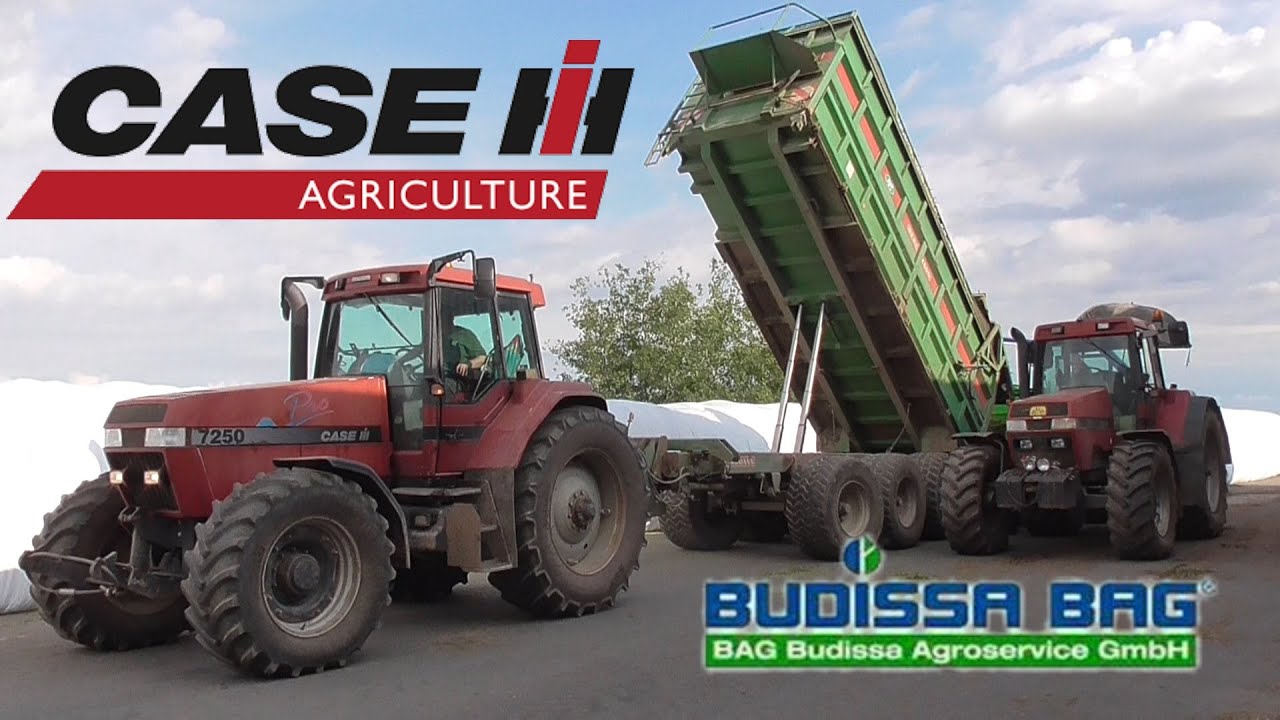 Senážování jeteliny do vaků lisem BUDISSA BAGGER RT 8000 PLUS - YouTube