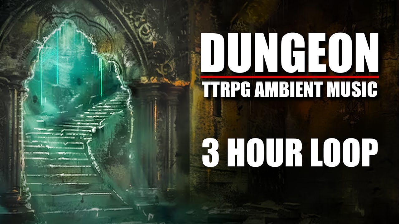 D&D TTRPG Background Music: Dungeon | 3 Hour Loop - YouTube