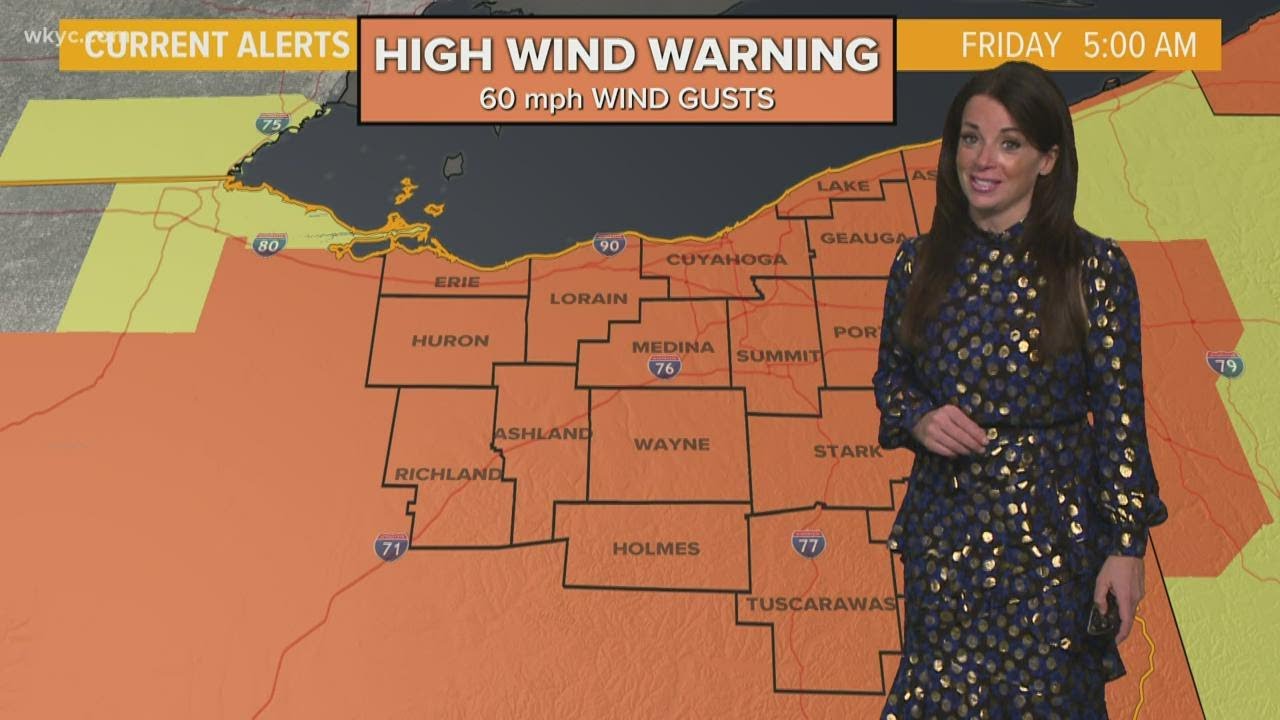 Strong winds hit Northeast Ohio with gusts up to 60 mph: Weather ...