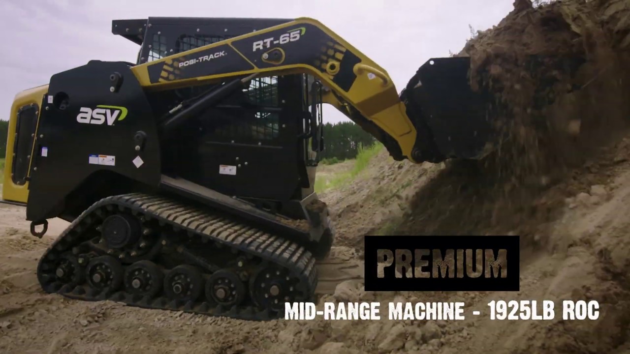 Introducing the NEW ASV RT-65 Posi-Track® Compact Track Loader - YouTube