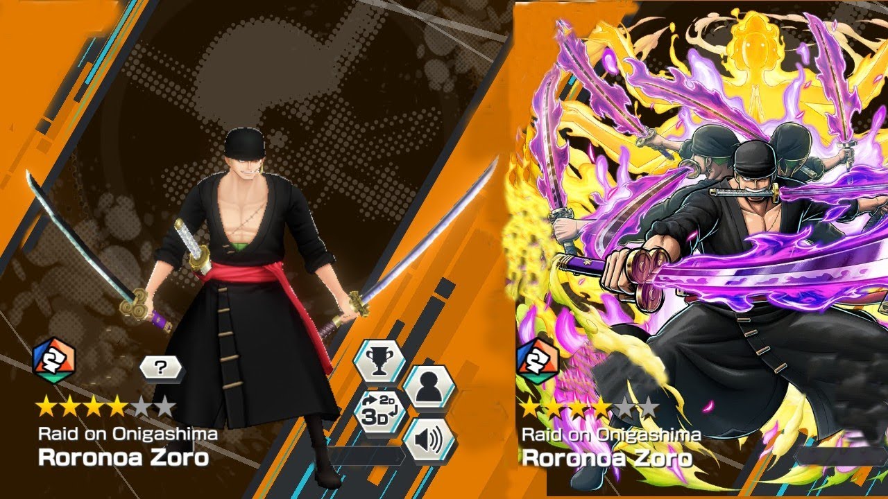 Roronao Zoro (Raid on Onigashima) Gameplay I OPBR - YouTube