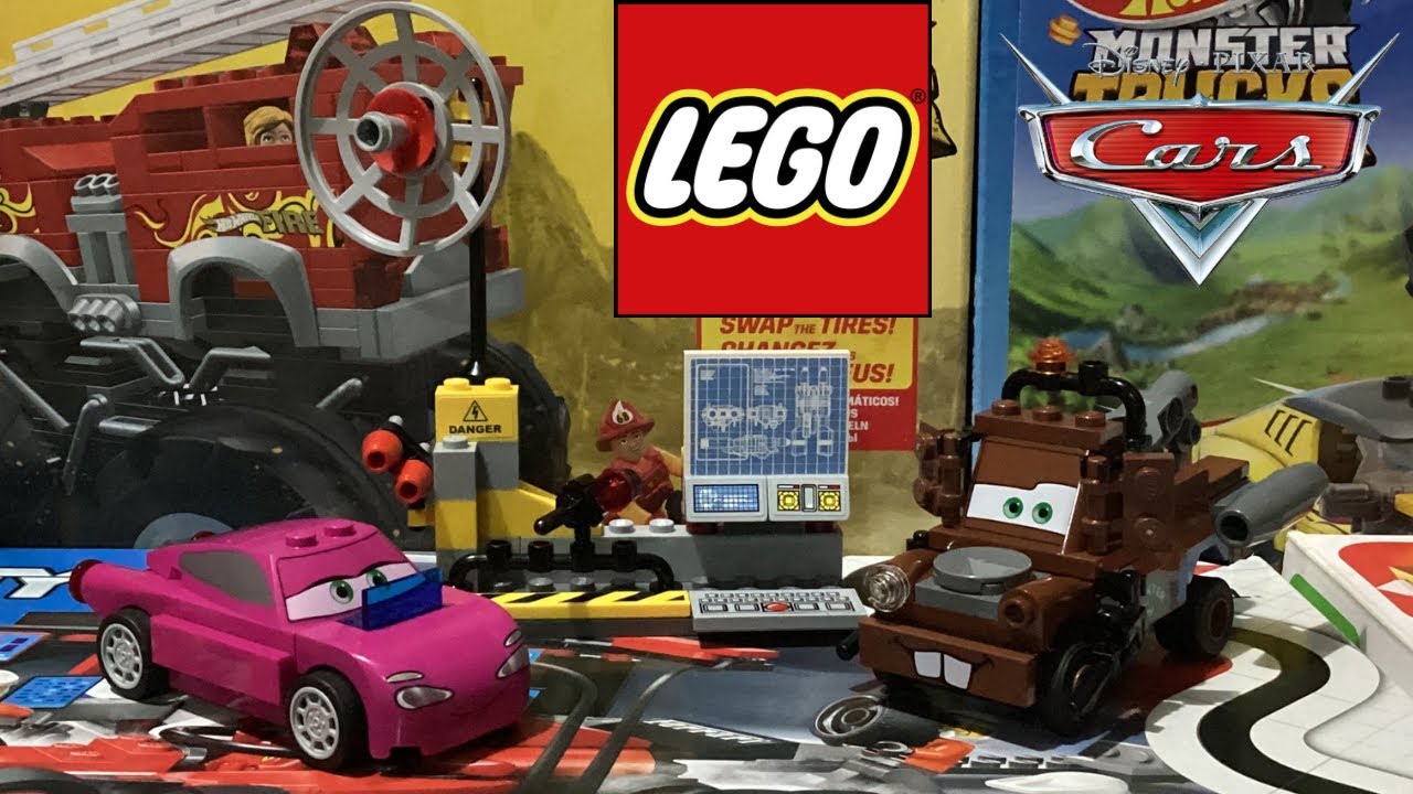 LEGO Cars Mater’s Spy Zone, unboxing, Speed Build, and review! 2011 set ...