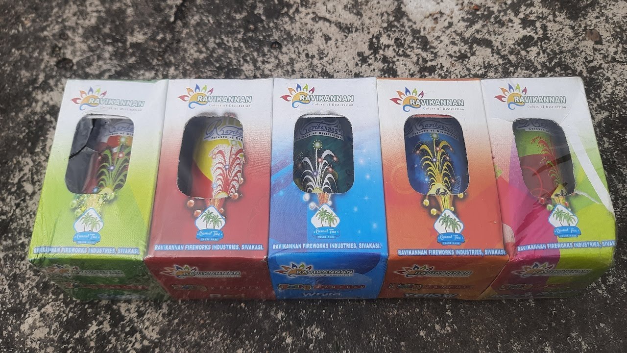 Ravi Kannan Fireworks|Jolly RANGER 5 Color | Mini Color Fountain ...