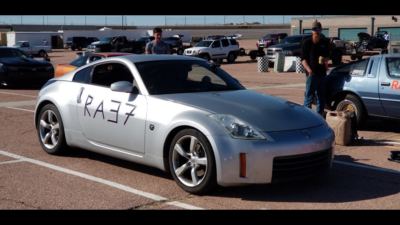 350z HR FIRST Autocross Pikes Peak Raceway 2021 - YouTube