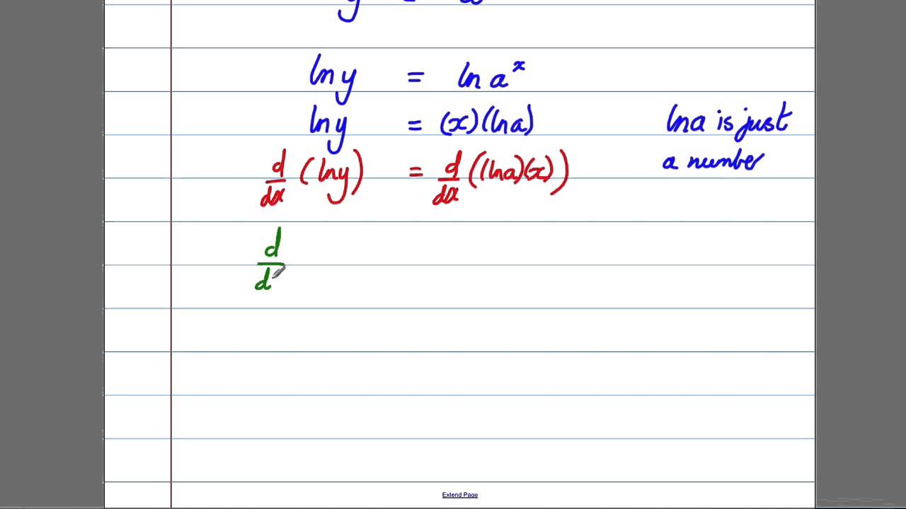 Differentiation 3 Differentiating A x C4 Maths A Level YouTube