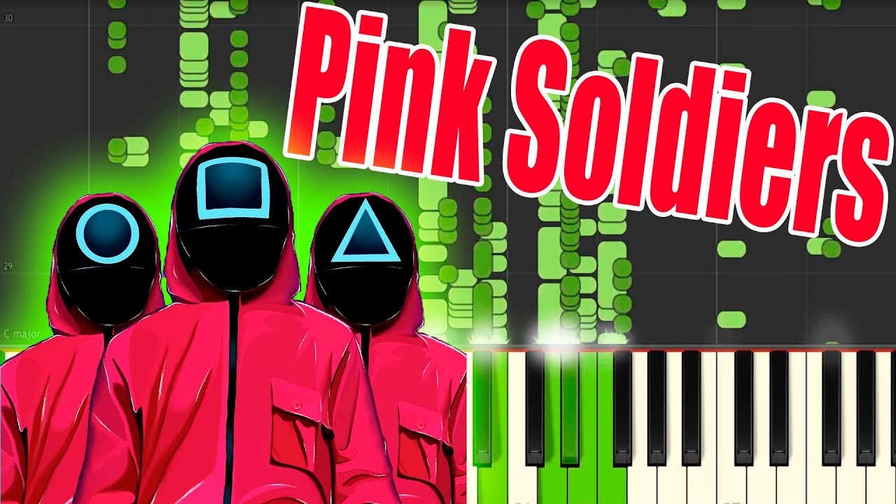 Pink Soldiers - Squid Game OST MIDI | Pink Soldiers Piano sound - YouTube
