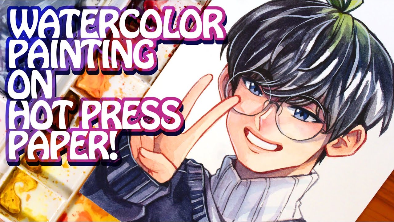 Watercolor on Hot Press Paper! - YouTube