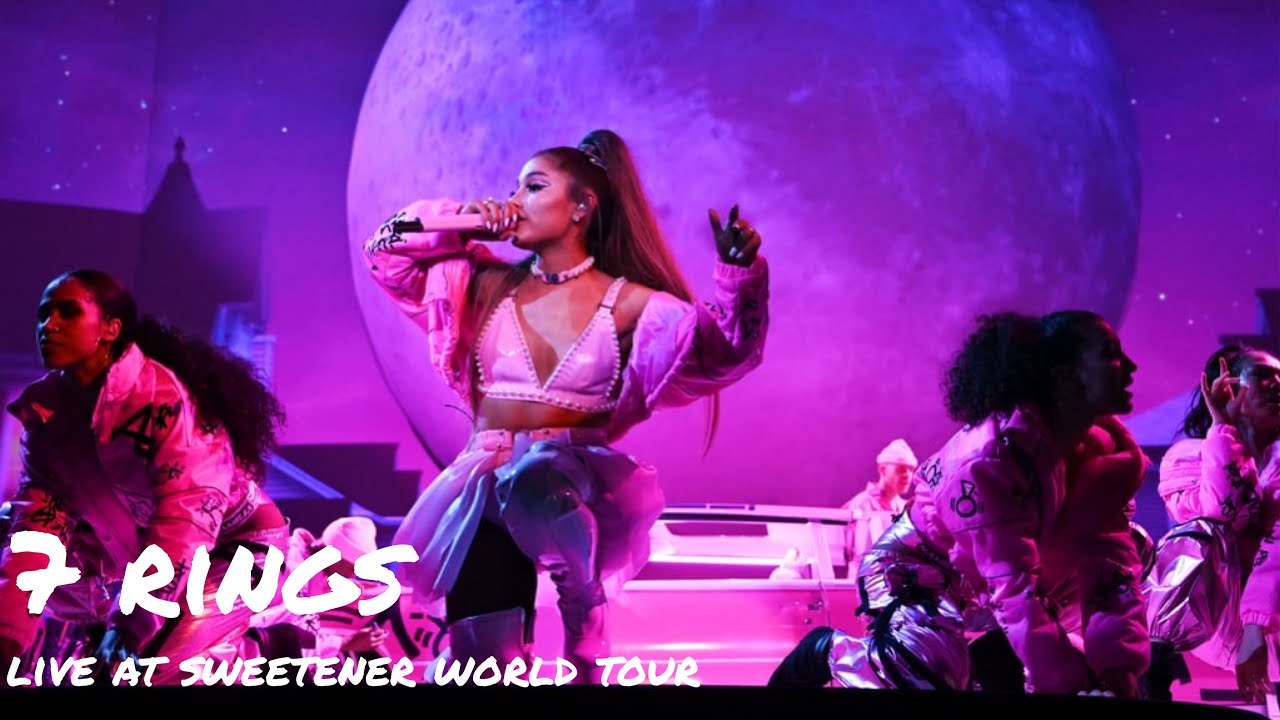 7 rings (live at sweetener world tour) - YouTube