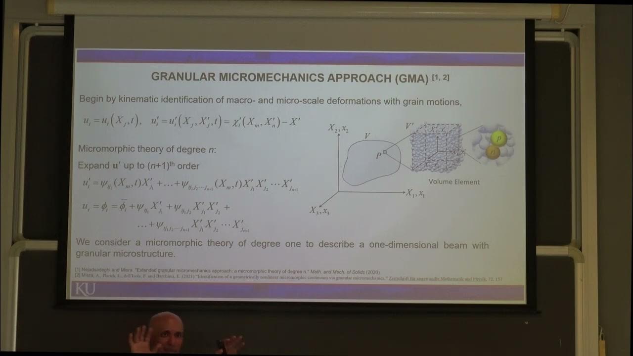 Prof. A. Misra: "Higher-order continuum models based upon granular micromechanics" - YouTube