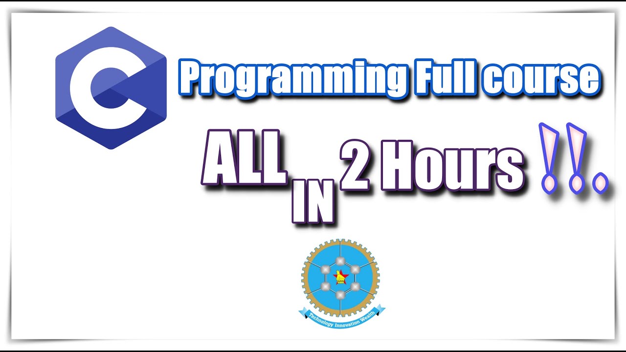 C Programming Full Course Tutorial For Beginners At CUT YouTube C Programming Full Course Tutorial For Beginners At CUT YouTube