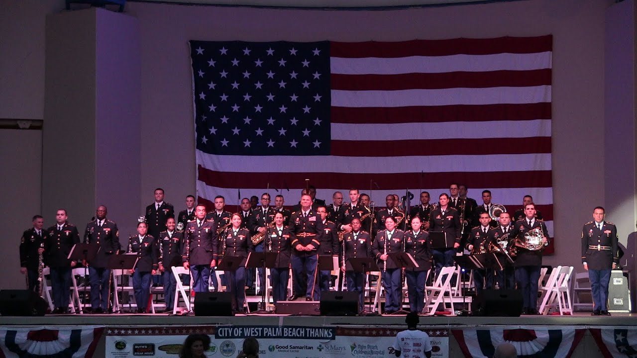 4th On Flagler - 13th Army Band - July 4, 2015 - YouTube