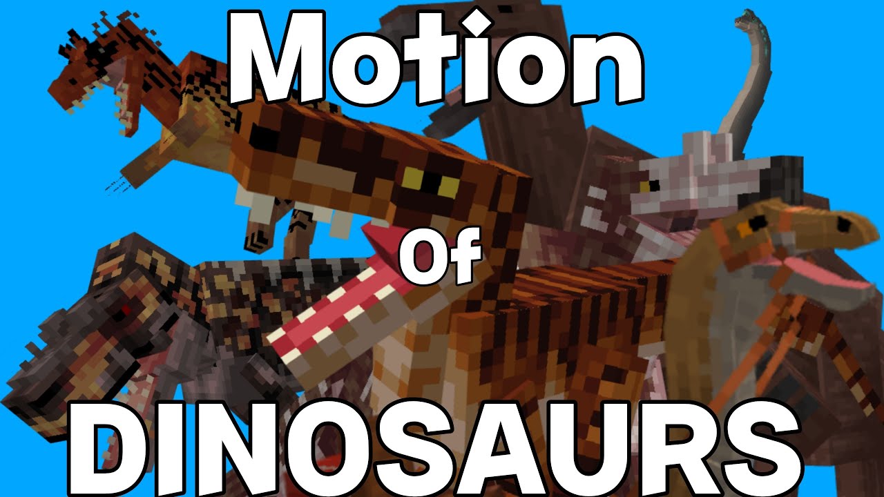Raxiore Animated Dinosaurs on Minecraft Mode! - YouTube