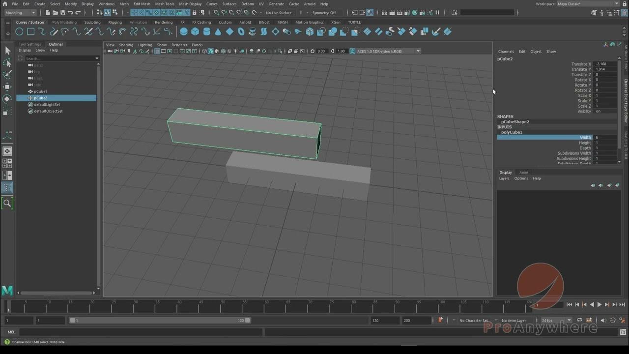 How to Duplicate and Mirror Across Multiple Axes [Autodesk Maya] - YouTube