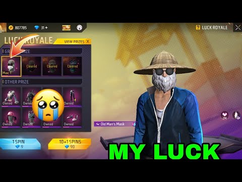NEW MASK ROYAL EVENT FREE FIRE | OLD MAN MASK RETURN SPIN | FF NEW ...