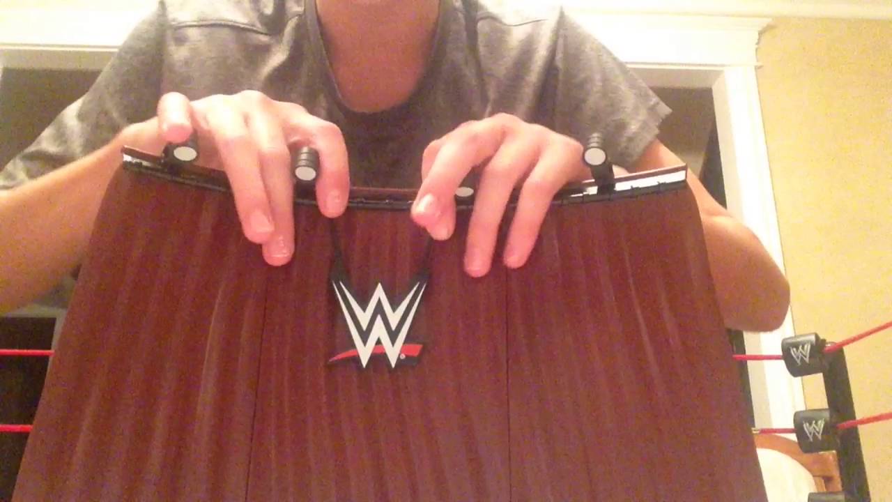 WWE Action Figure Backstage interview area - YouTube