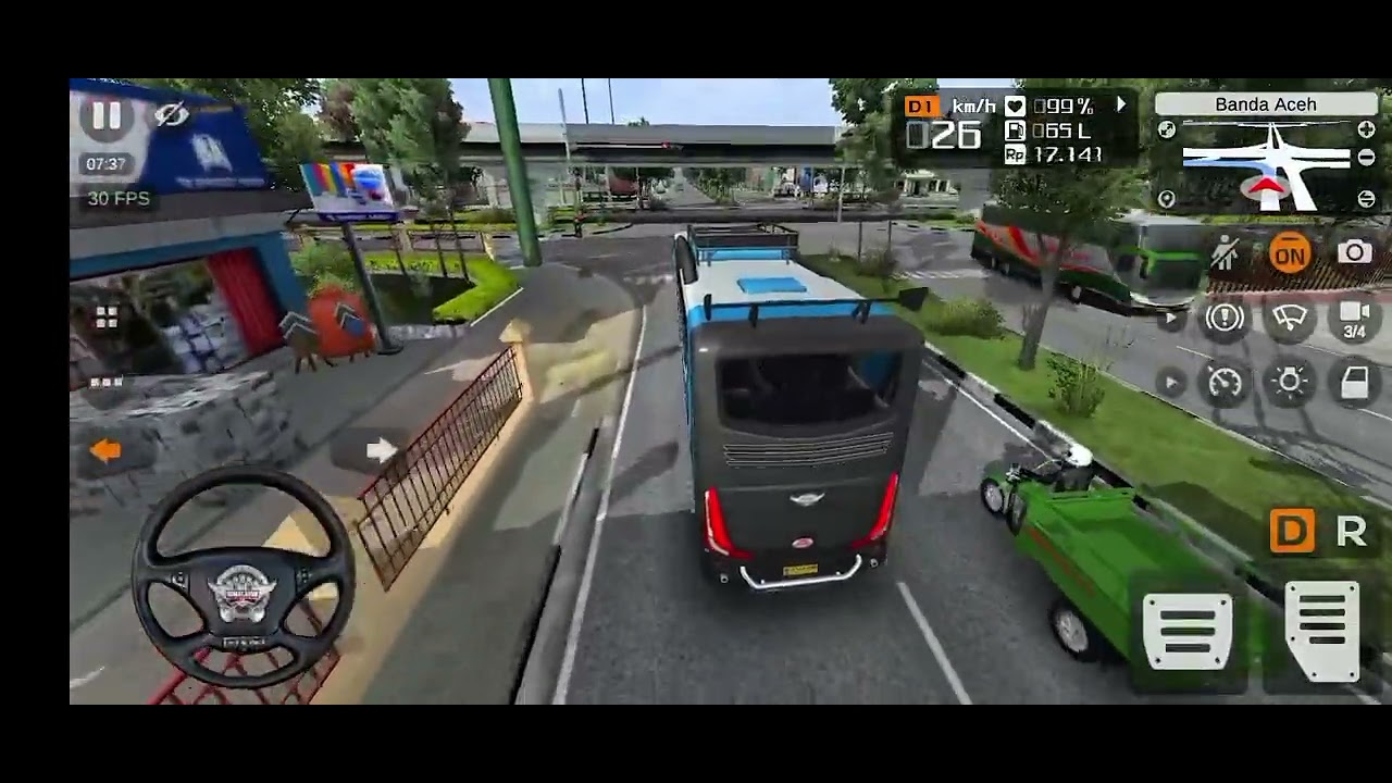 "Serunya Jadi Sopir Bus! Gameplay Bus Simulator Indonesia (BUSSID ...