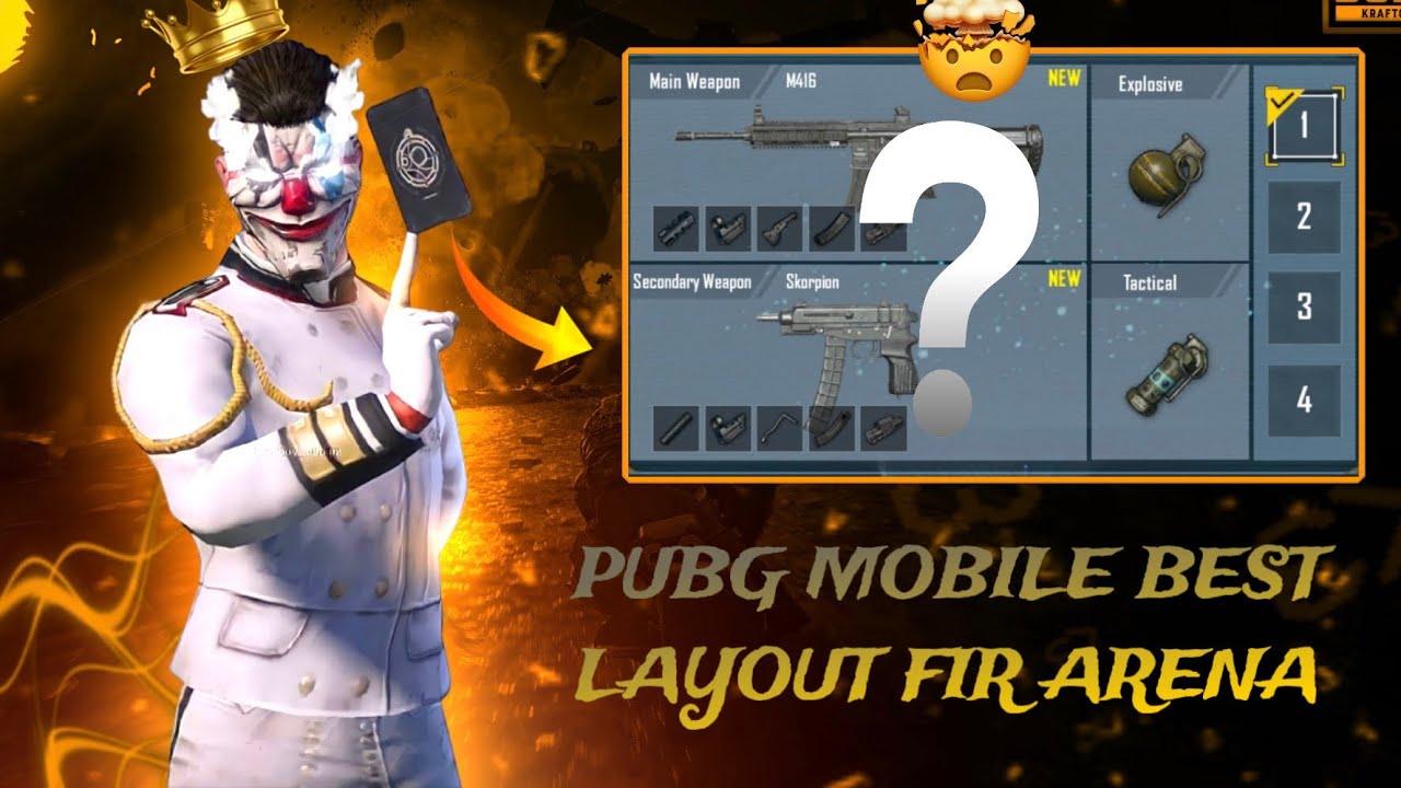Best layout settings for arena/PUBG MOBILE/Reflex Baba Topi - YouTube