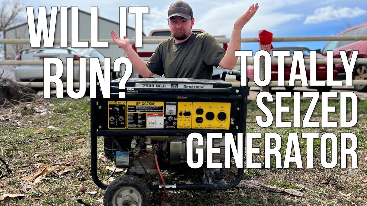 Trashed Generator Has a Seized Motor. Can We Bring it Back to Life ...