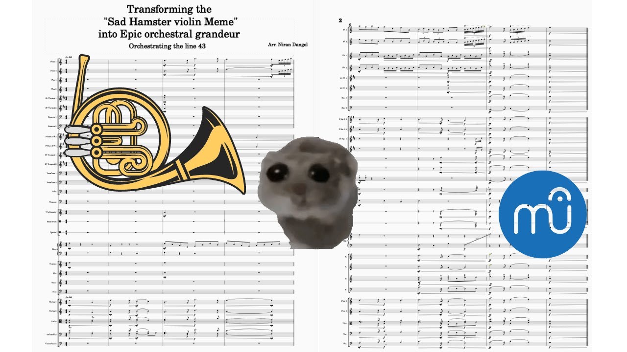 Transforming the "Sad Hamster Violin Meme" into Epic Orchestral ...