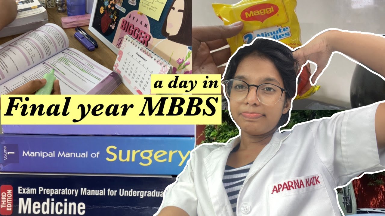 A REALISTIC DAY IN FINAL YEAR MBBS 🩺 | med student vlog - YouTube