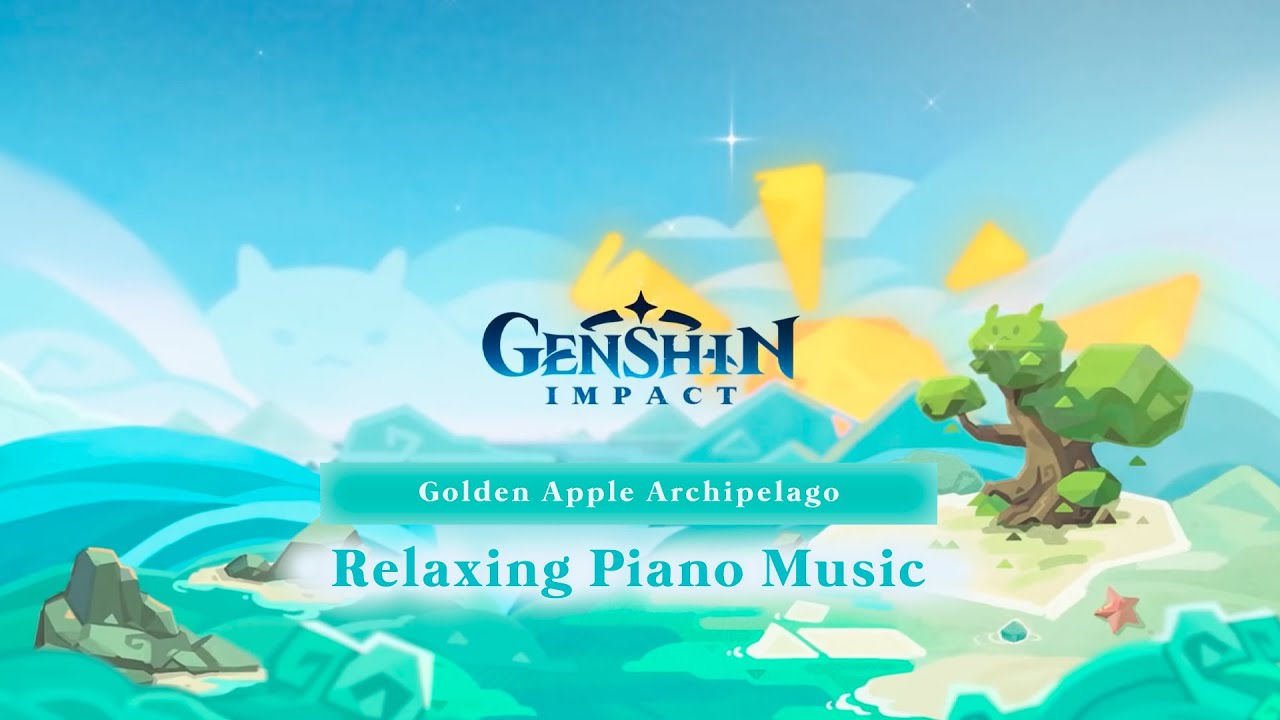 Relaxing Piano Music | Genshin Impact 1.6 OST | Golden Apple ...