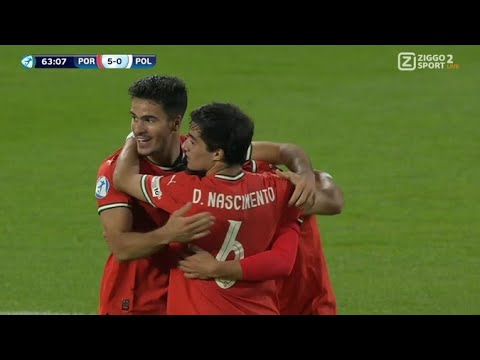 Portugalia U21 - Polska U21 5-0 Skrót Meczu | ME U-21 - 2025 | Portugal U21 vs Poland U21 ...