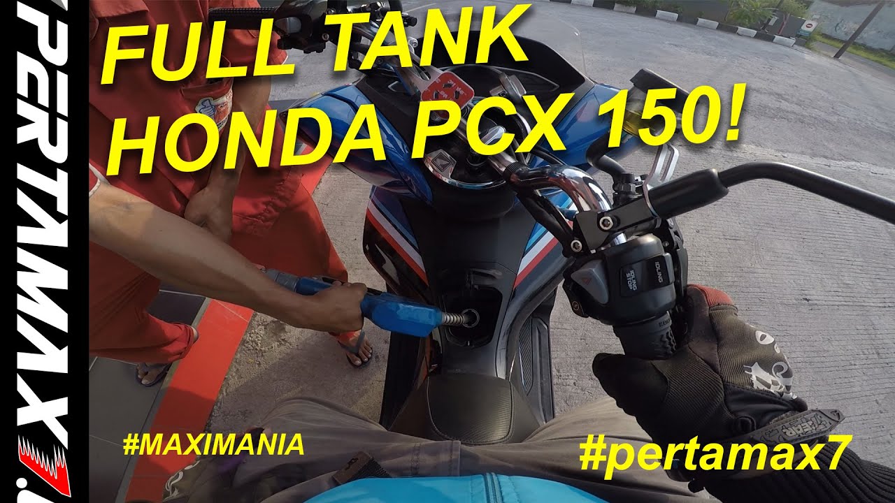 Isi Bensin Honda PCX 150 Full Tank Pertamina Pertamax 92 di Pertashop 🛢 ...
