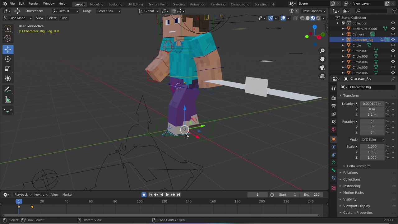 Walk Cycles! Minecraft Animation tips thingy, Blender Tips and Tricks ...
