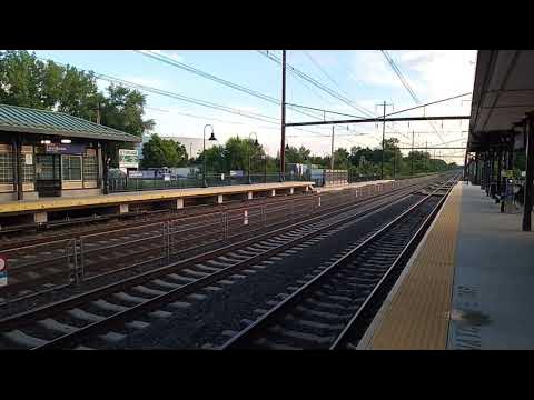 Three High Speed Amtrak Trains & ACS-64 Veterans Unit 642 at Levittown, PA - YouTube