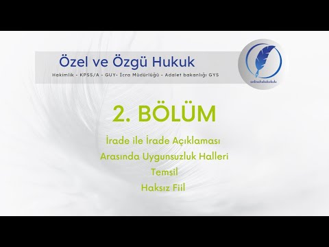 Borçlar Hukuku  Genel  ve Hızlı Tekrar 2. Bölüm