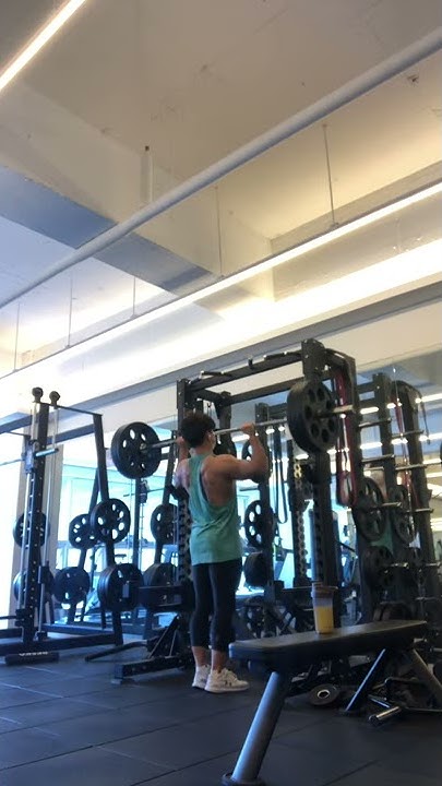 밀리터리프레스 1RM 90Kg 성공 - YouTube