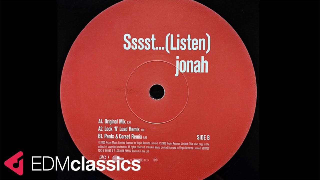 Jonah - Sssst... (Listen) (Original Mix) (1999) - YouTube