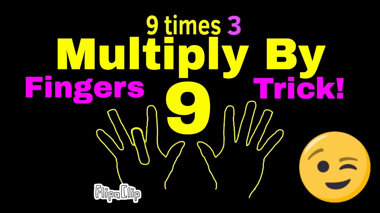 How To Multiply By 9 Using Your Fingers Times Table Using Your Hands How To Multiply By 9 Using Your Fingers Times Table Using Your Hands