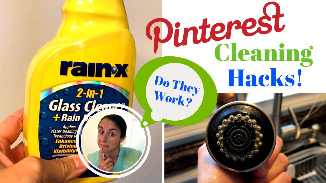 PINTEREST CLEANING HACKS | Pinterest Hacks Tested - YouTube