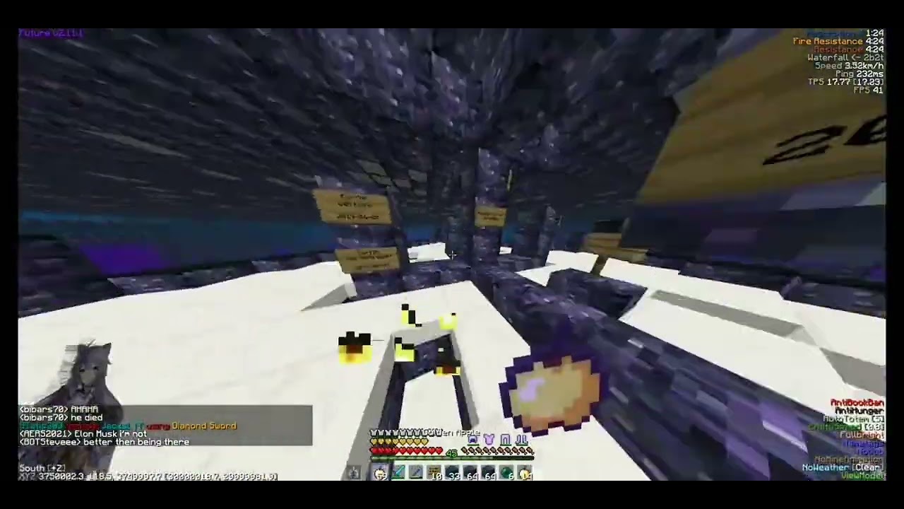 [2b2t] +X +Z World border China ON TOP - YouTube