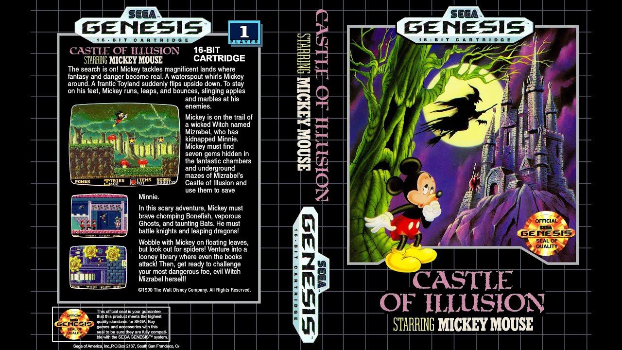 Castle of Illusion Starring Mickey Mouse [Sega Genesis | Mega Drive ...