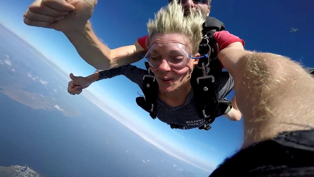 Dawn B. at Skydive OBX - YouTube